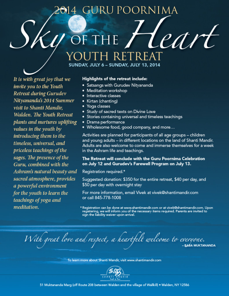 Youth Retreat - Shanti Mandir